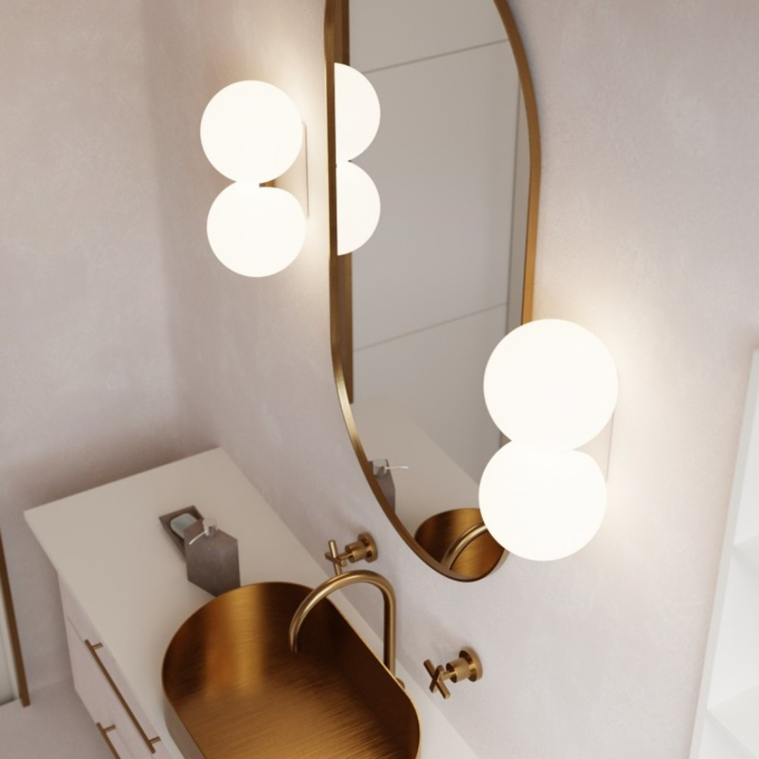 Aplique de baño OBI bola oro 2L | Sulion | 2191232